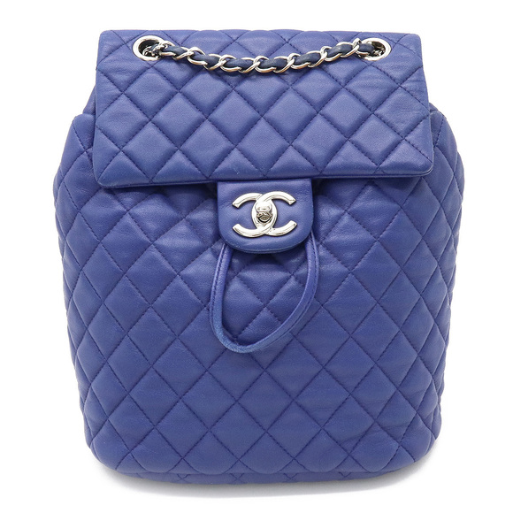 CHANEL | Bags | Chanel Matelasse Rucksack Backpack Chain Shoulder ...
